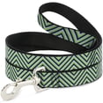 Buckle-Down Pet Leash, Dog Leash, Chevron Stripe White Neon Green Navy ...