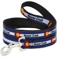 Buckle-Down Pet Leash, Dog Leash, Colorado Beaver Creek Flag Blue White ...