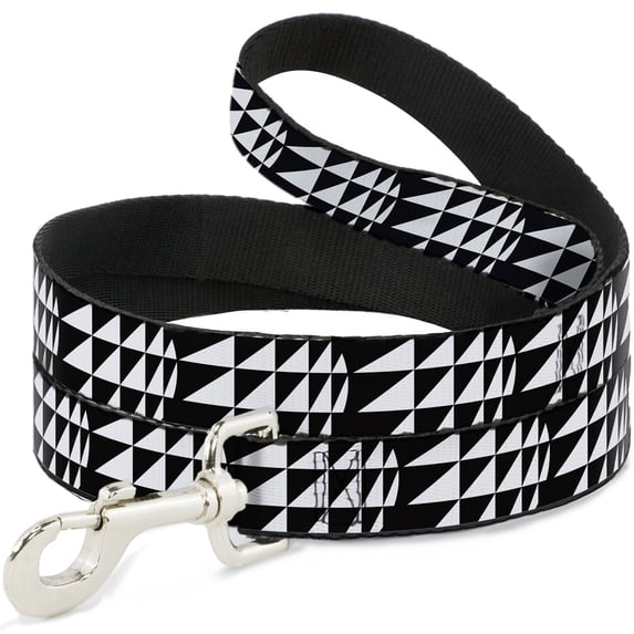 Buckle-Down Pet Leash, Dog Leash, Eighties Black White, 6 Feet Long 1.0 ...
