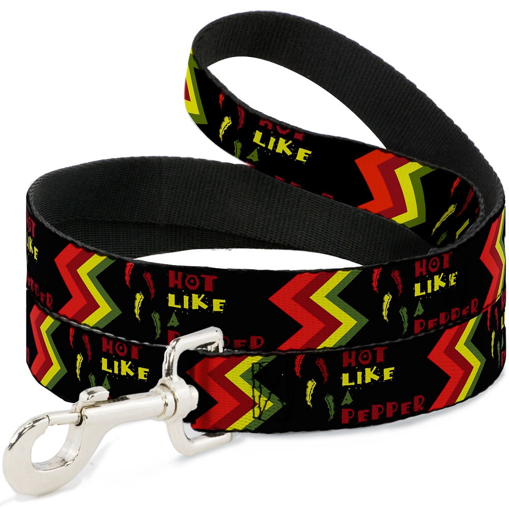 Buckle-Down Pet Leash, Dog Leash, Hot Like A Pepper, 6 Feet Long 1.0 ...