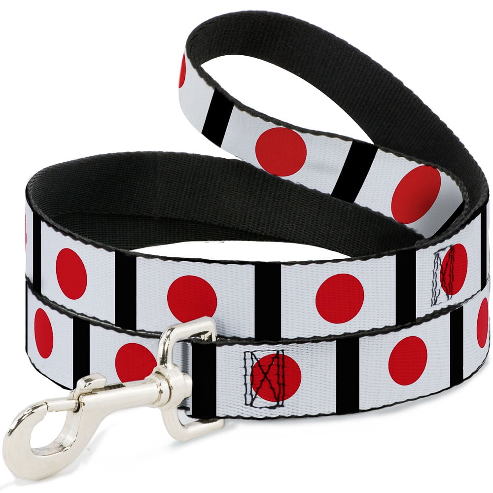 Buckle-Down Pet Leash, Dog Leash, Japan Flags, 6 Feet Long 1.0 Inch ...