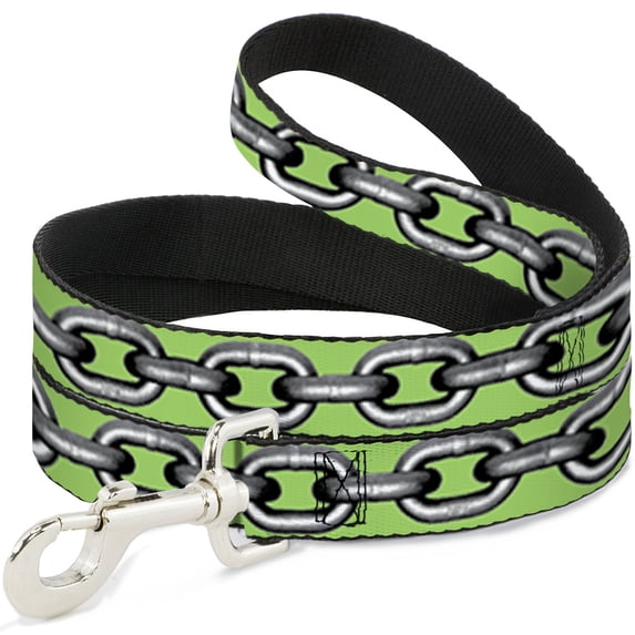 Buckle-Down Pet Leash, Dog Leash, Metal Chain Green Gray, 4 Feet Long 1 ...