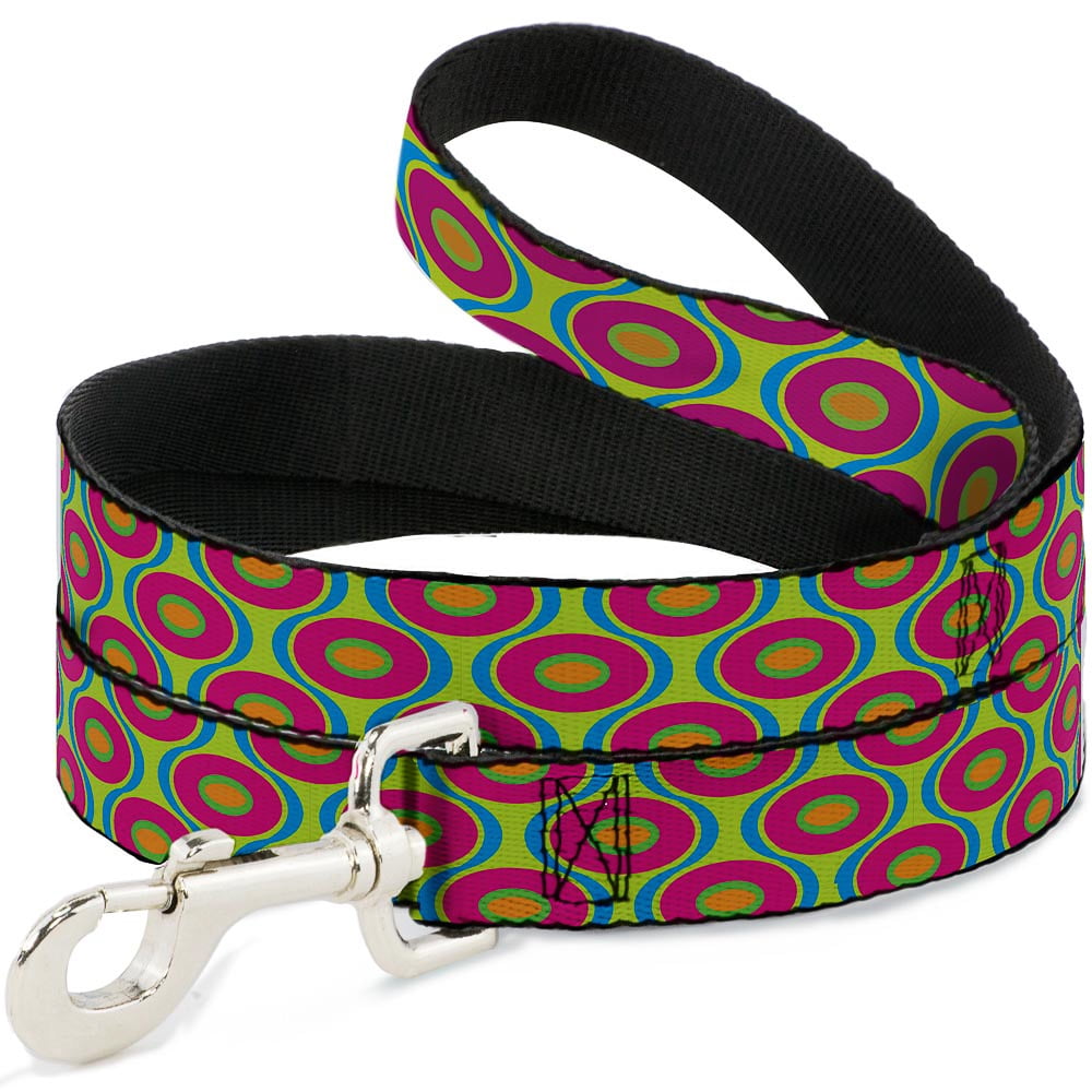 Buckle-Down Pet Leash, Dog Leash, Ogee Lime Blue Fuchsia Orange, 6 Feet ...