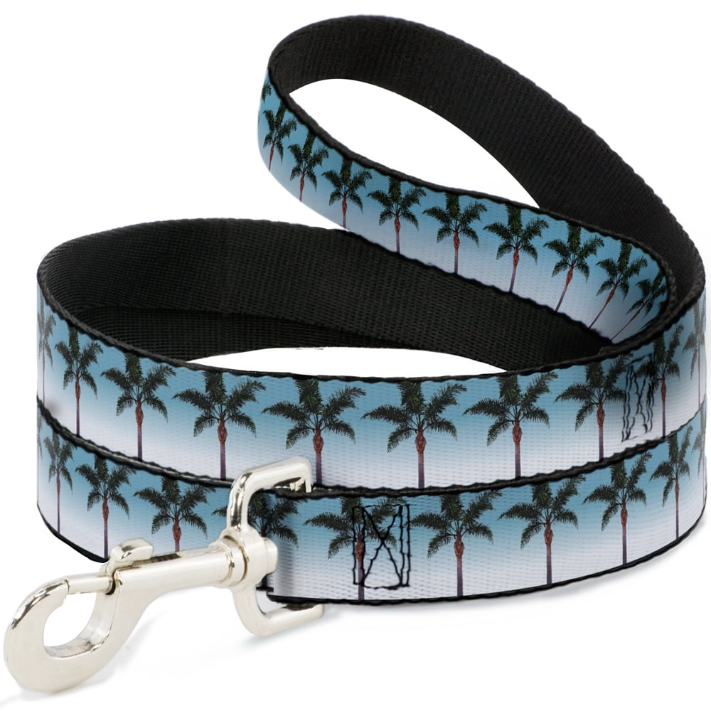 Buckle-Down Pet Leash, Dog Leash, Palm Tree Skyline, 6 Feet Long 1.0 ...