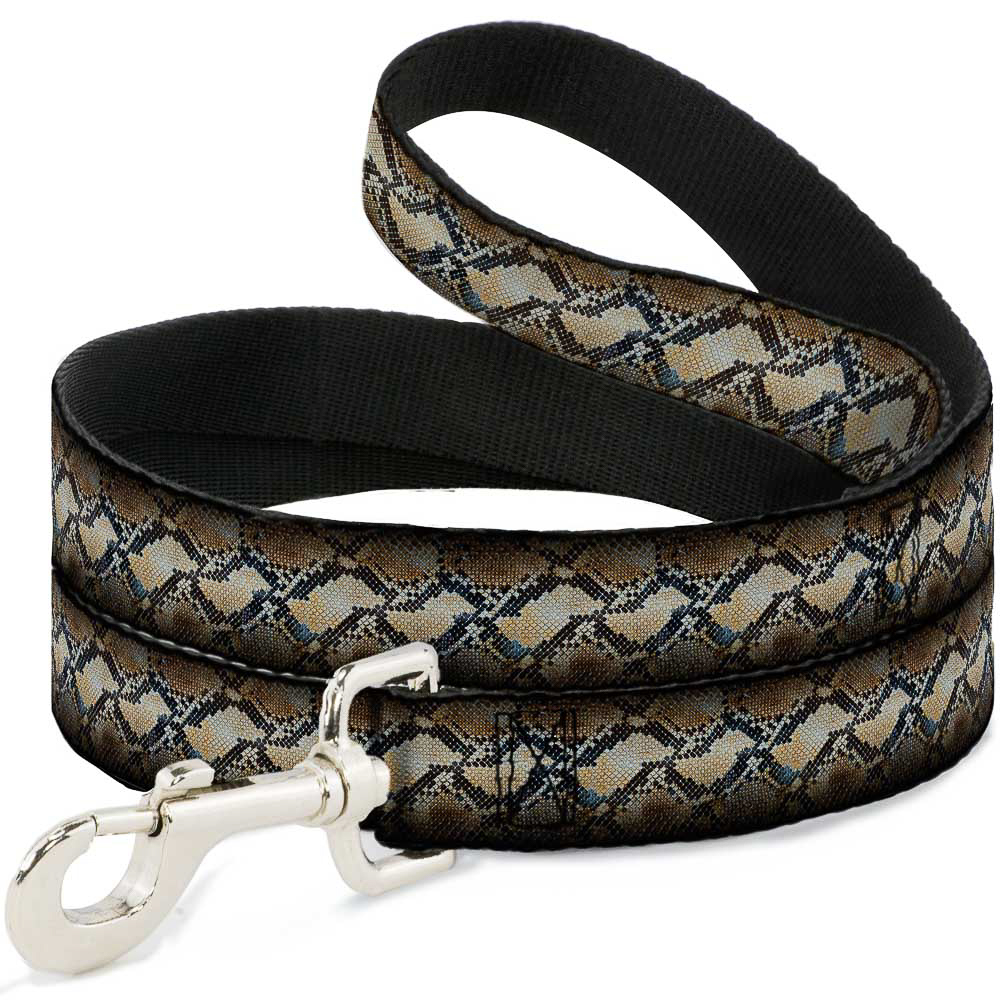 Buckle-Down Pet Leash, Dog Leash, Snake Skin, 6 Feet Long 1.0 Inch Wide ...