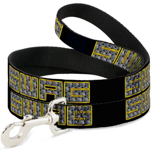 Buckle-Down Pet Leash, Dog Leash, Swag Black Bling, 6 Feet Long 1.0 ...