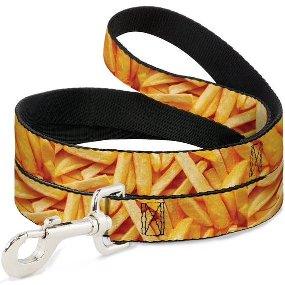 Buckle-Down Pet Leash, Dog Leash, Vivid French Fries Stacked, 6 Feet ...