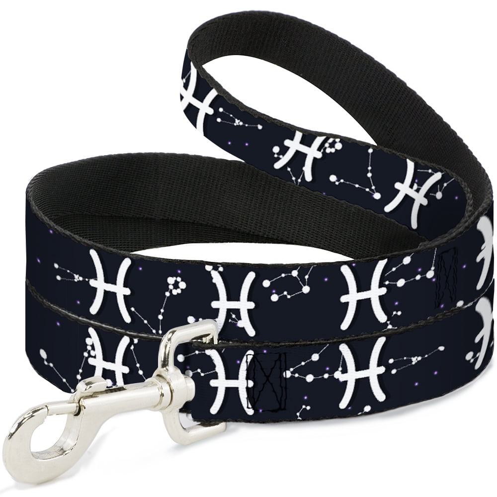 Buckle-Down Pet Leash, Dog Leash, Zodiac Pisces Symbol Constellations ...