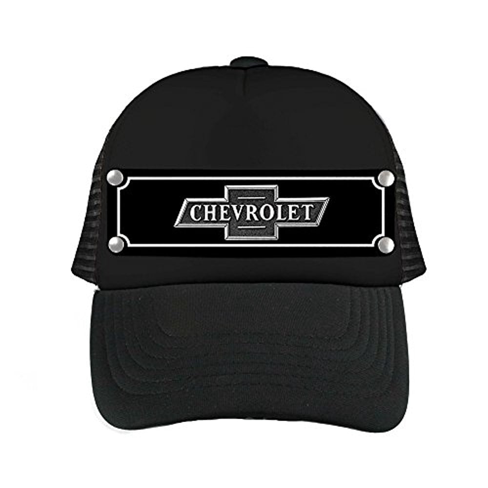 Buckle-Down Snapback Hat-Chevrolet Bowtie Emblem Black White - Walmart.com