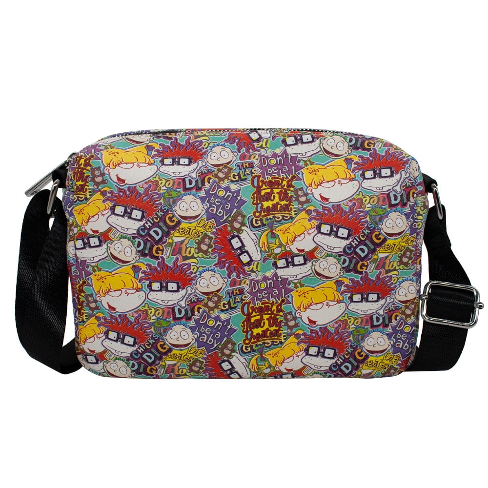 Nickelodeon Bag, Crossbody, Rectangle, Rugrats Characters and Quotes ...