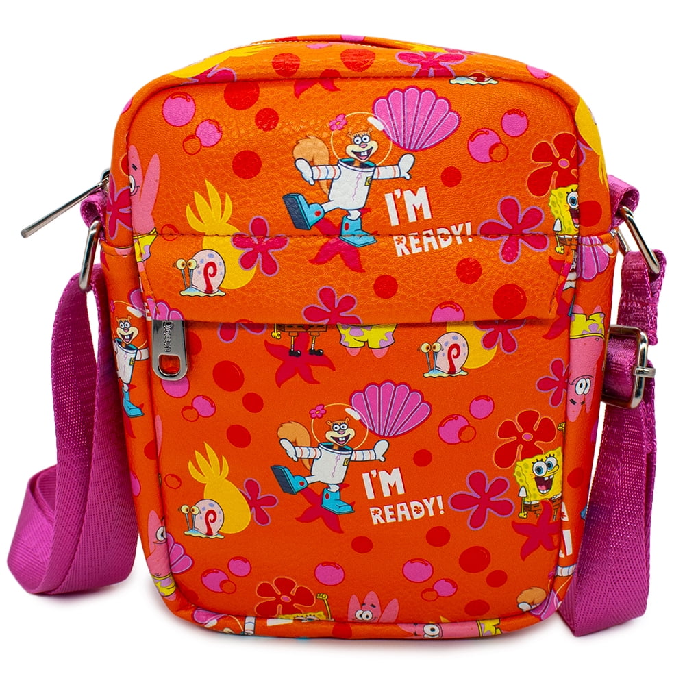 Nickelodeon Bag, Crossbody, SpongeBob SquarePants and Friends Im Ready ...