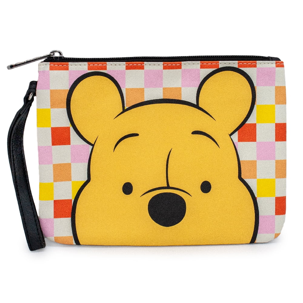 Disney Wallet, Single Pocket Wristlet, Winnie the Pooh Peeking Pose ...