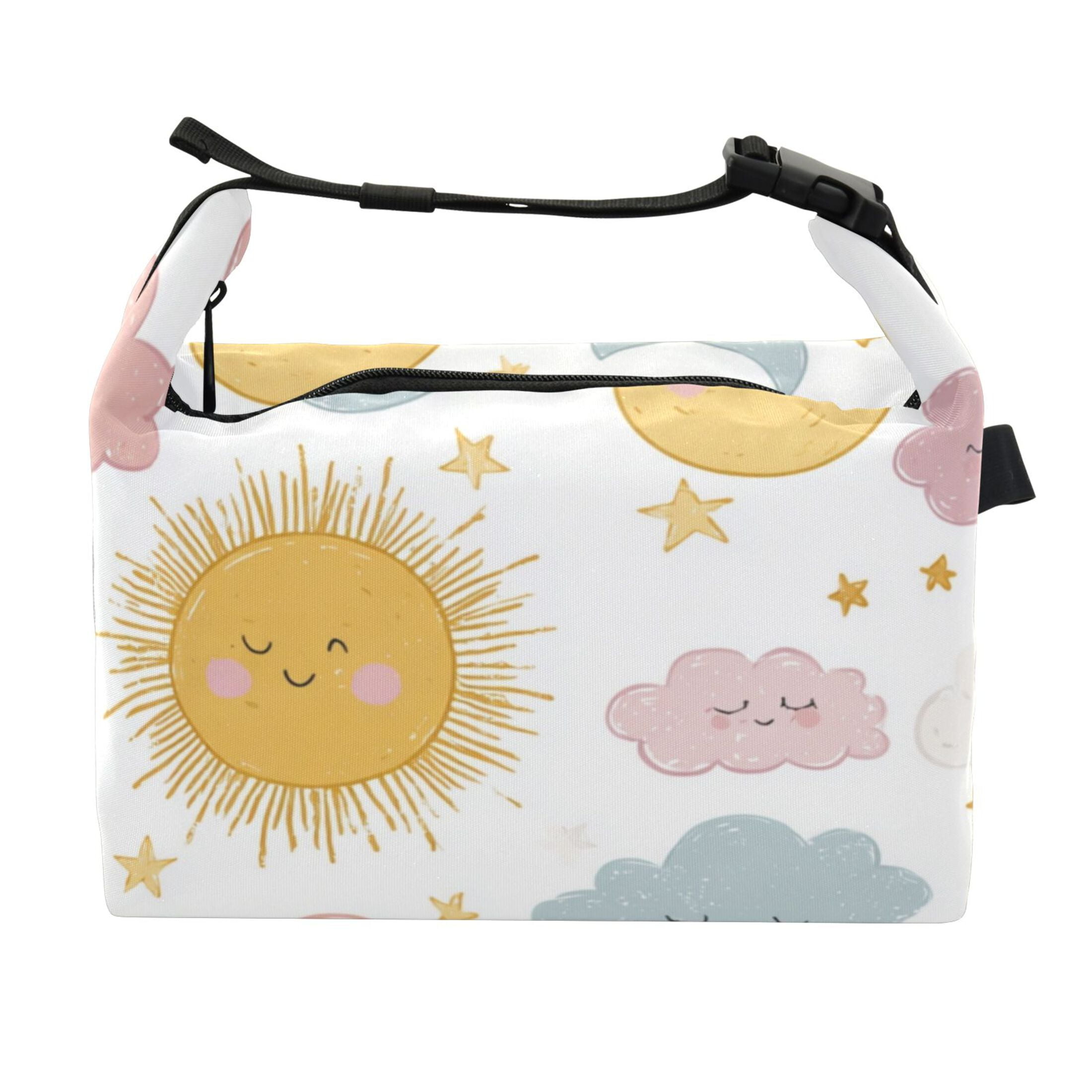 Buckle Handle Insulated Picnic Lunch Bag With Adjustable Strap 7L ...