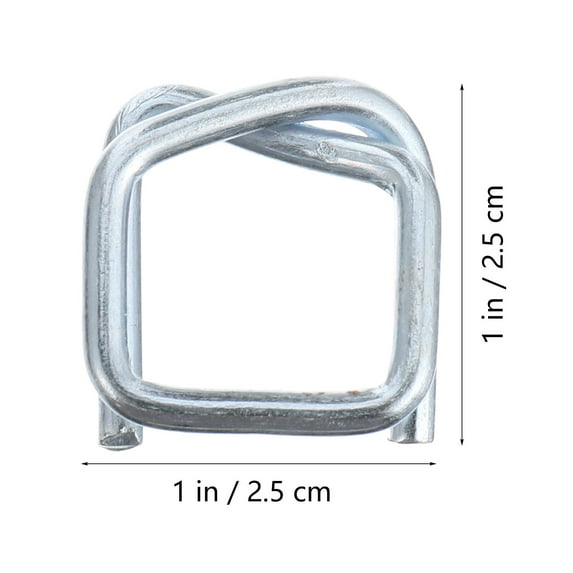 100Pcs Heavy Duty Strap Wire Buckles Package Clamps Packaging Accessory ...