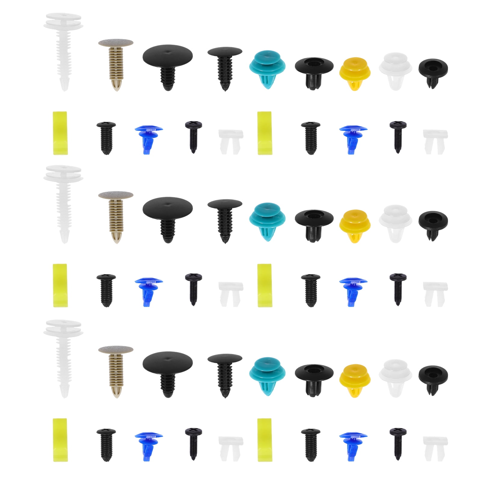 Buckle The Car Fasteners Fastener Assorted Interior Abs 2.50X2.50X2 ...