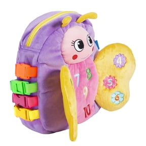 Buckle Toy Buddy Activity Backpack - Pre-K Learning Toy - Baby Snap Bag ...