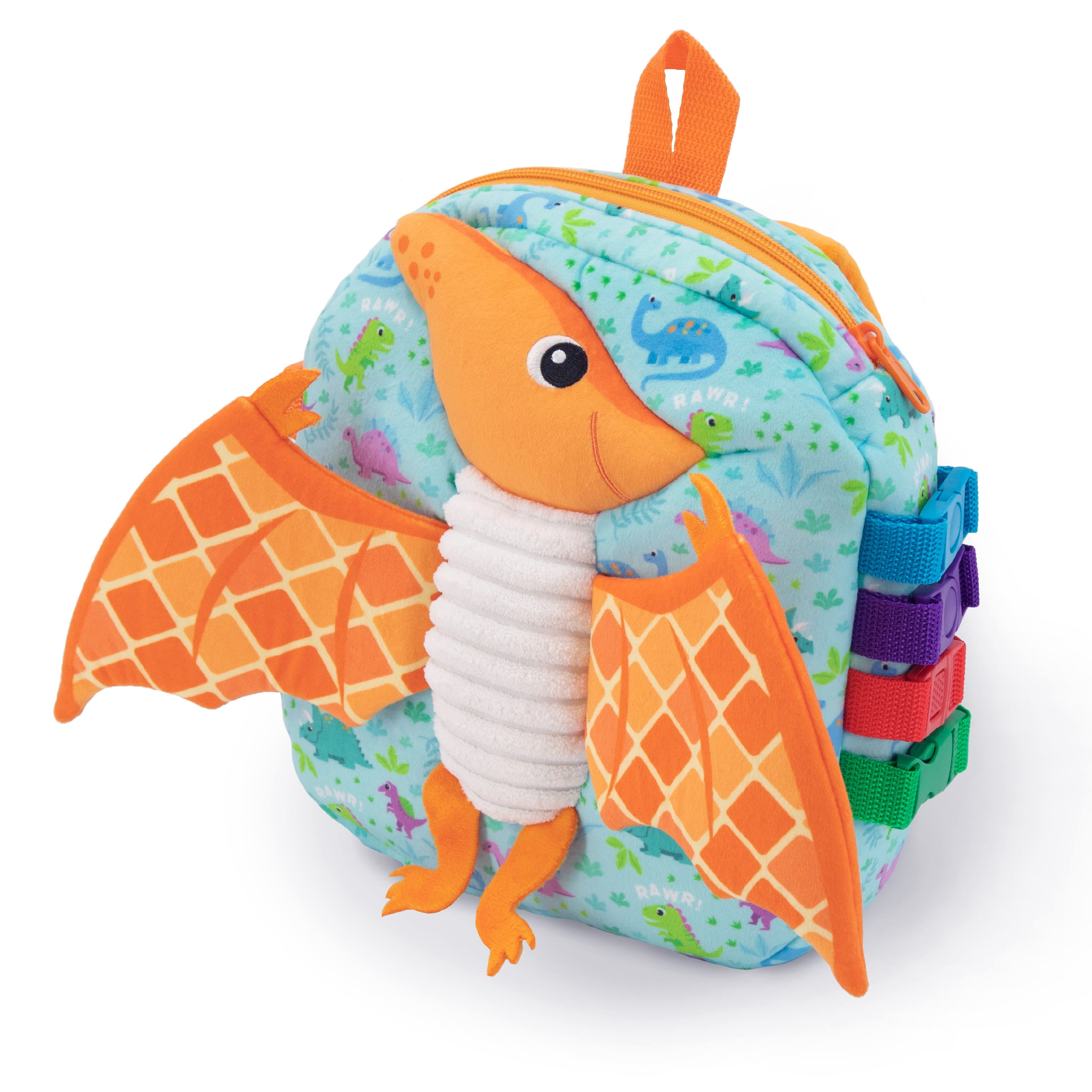 Buckle Toys - Breezy Pterodactyl Dinosaur Backpack - Educational Pre-K ...