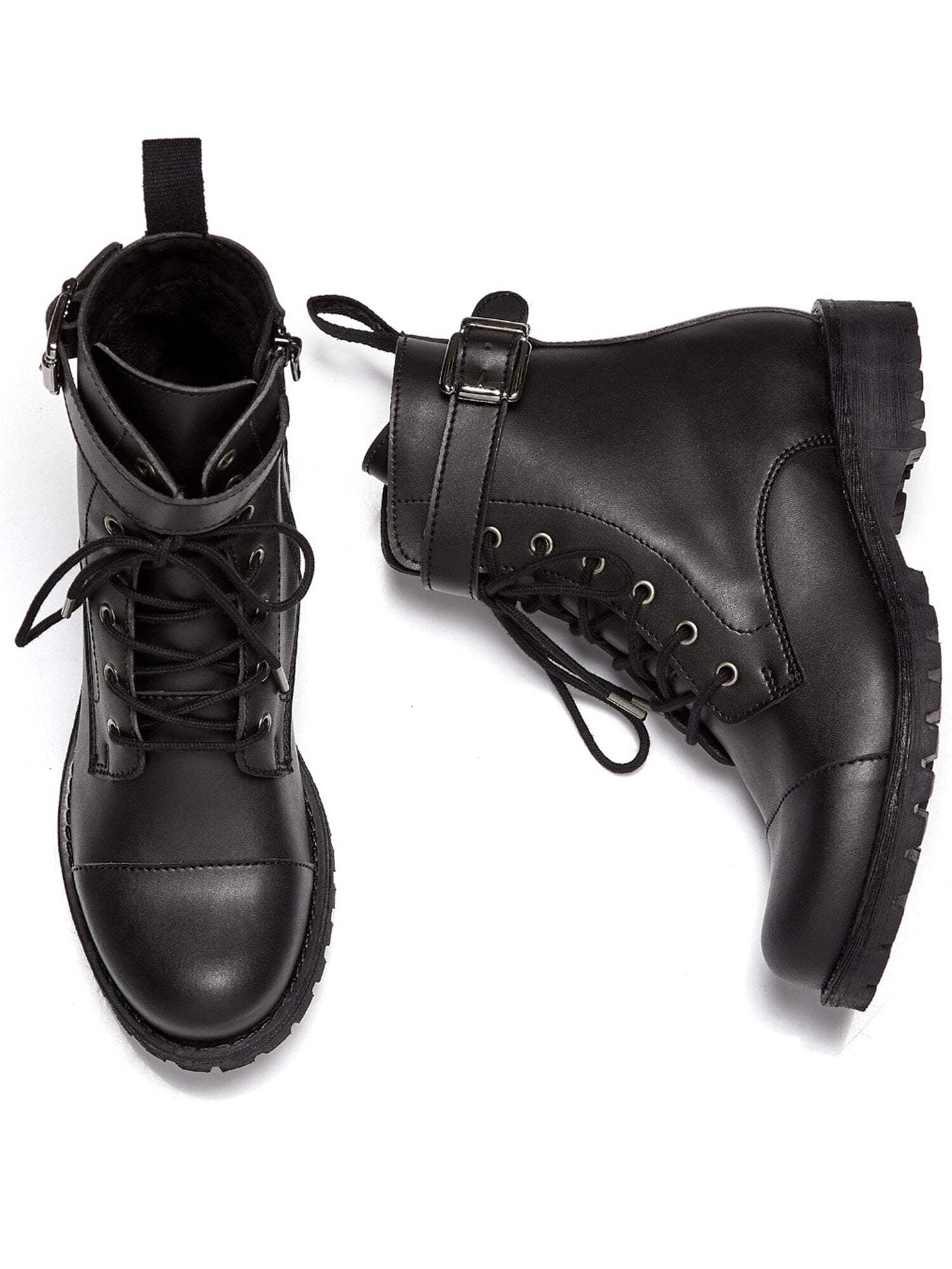 Buckled Work Boots - Walmart.com