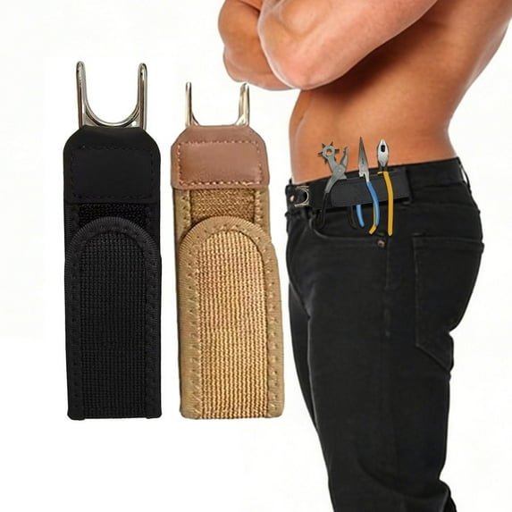 Buckleless Belt Hook, 2Pcs Metal Hook Elastic Belt,Unisex Adjustable ...