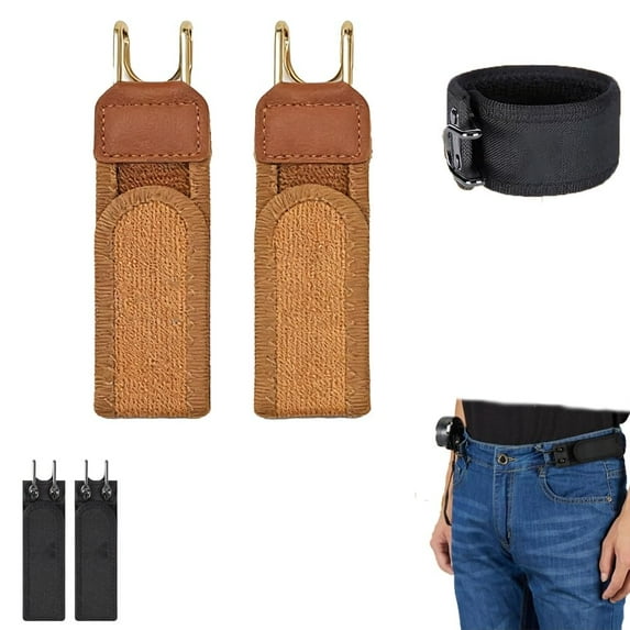 Buckleless Belt Hook, Tactical Metal Hook Elastic Belt, Comfortable and ...
