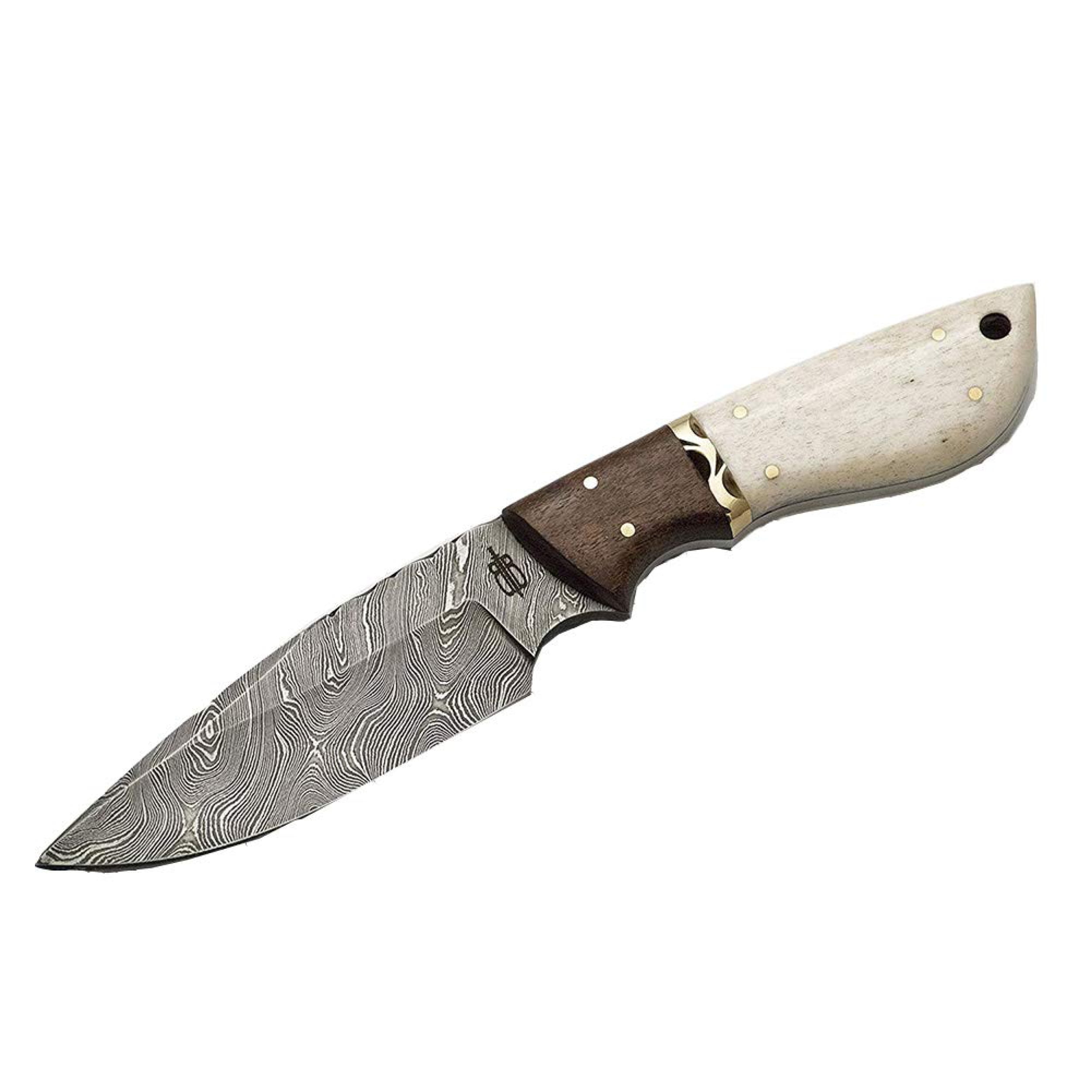 BucknBear 4" Drop-Point Tactical Knife with Sheath, Belt Attachment ...