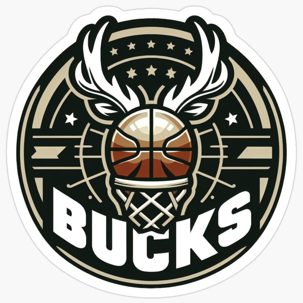 Bucks Sticker Baseball Sticker, Football Sticker, Basketball Sticker ...