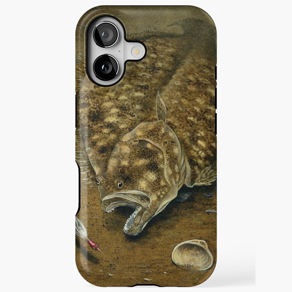 Bucktail Flounder Saltwater Fishing Art Jigs Bait Angler Sea iPhone 11 ...