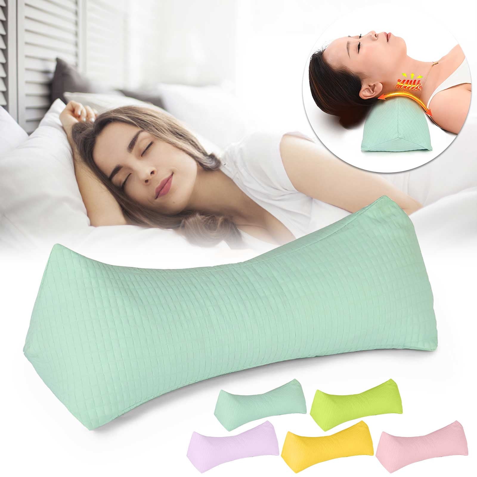 Buckwheat Neck & Cervical Pillows, Hulls Adjustable Roll Pillow ...