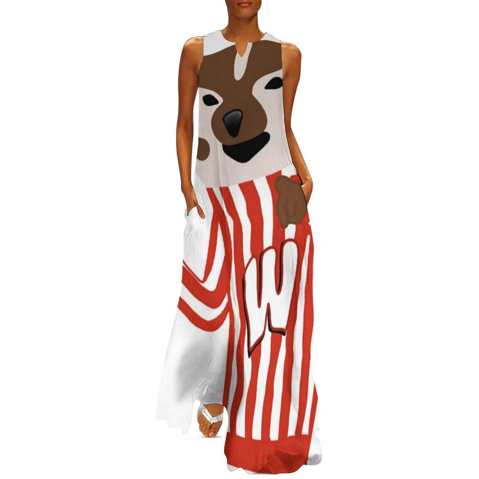 Bucky Badger & Culvers Long Dress dresses ladies 2024 summer Long ...