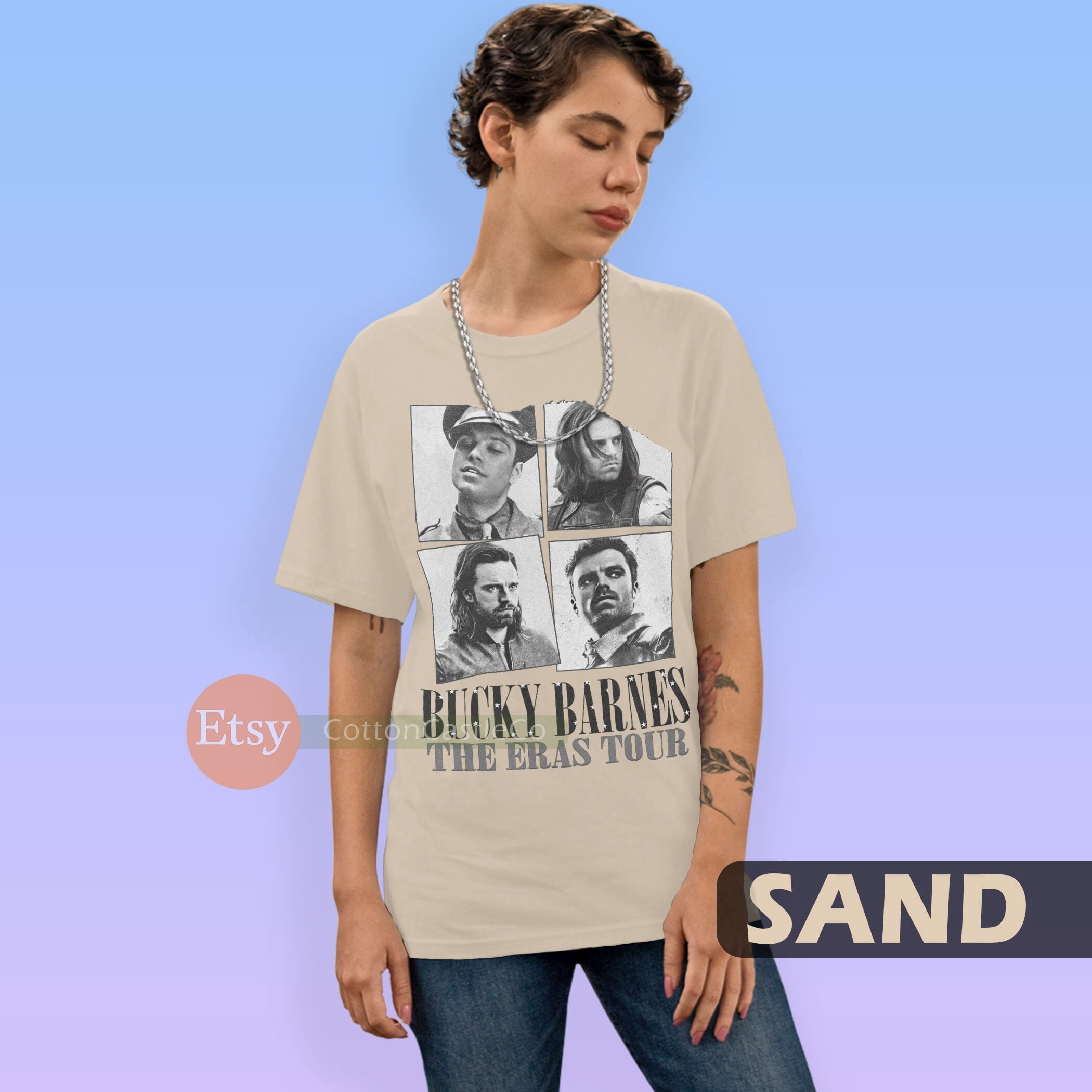 Bucky Barnes Shirt Captain America Tee Winter Soldier Tour Concert ...