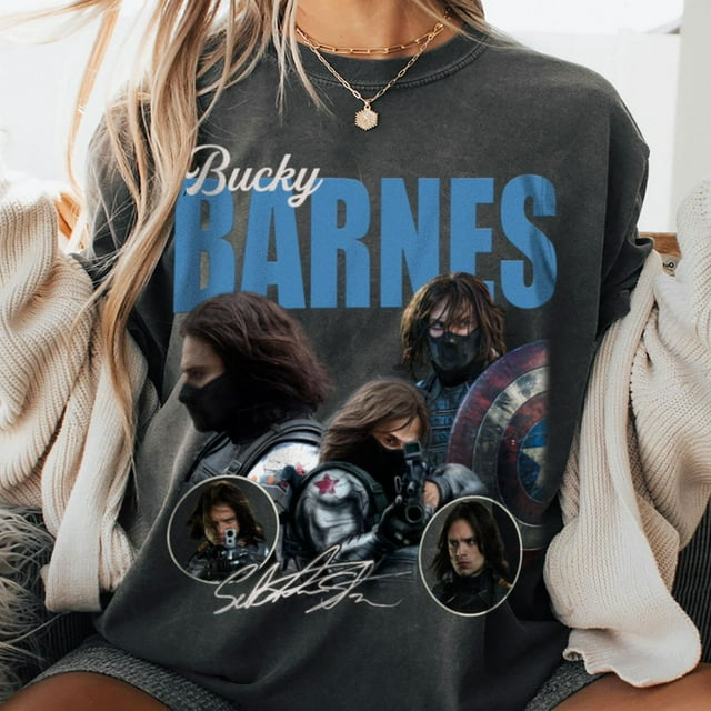 Bucky Barnes Thunderbolts Vintage Comfort Color T-Shirt, Retro Funny ...