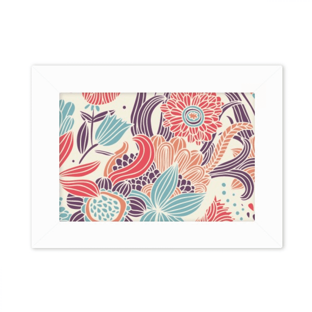 Bud Flower Paint Photo Mount Frame Picture Art Painting Desktop 5x7 ...
