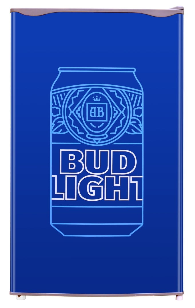 Bud Light 3.2 Cu Ft Refrigerator, Blue - Walmart.com
