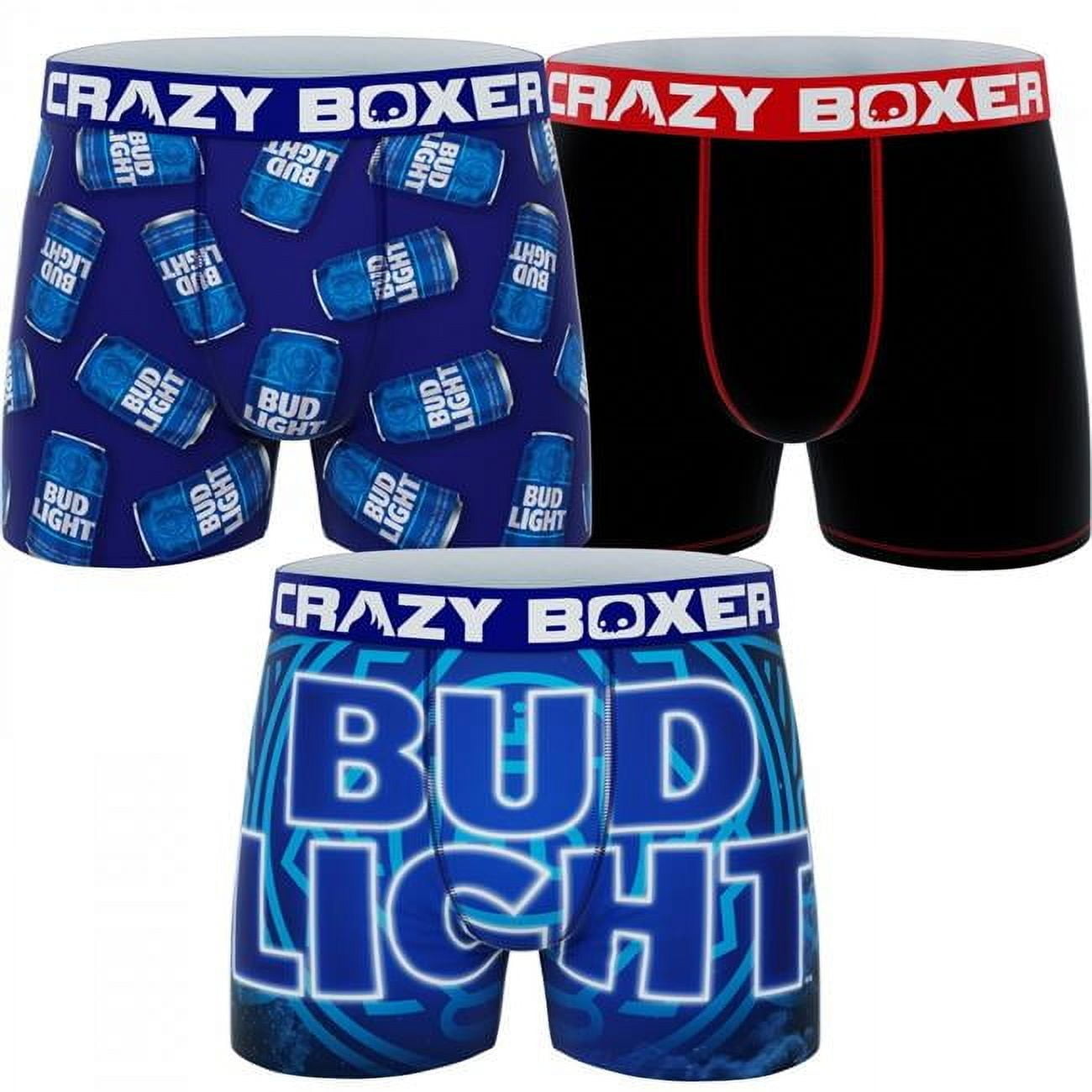 Bud Light 880568-large-36 Crazy Boxer Cans & Logos Boxer Briefs for ...
