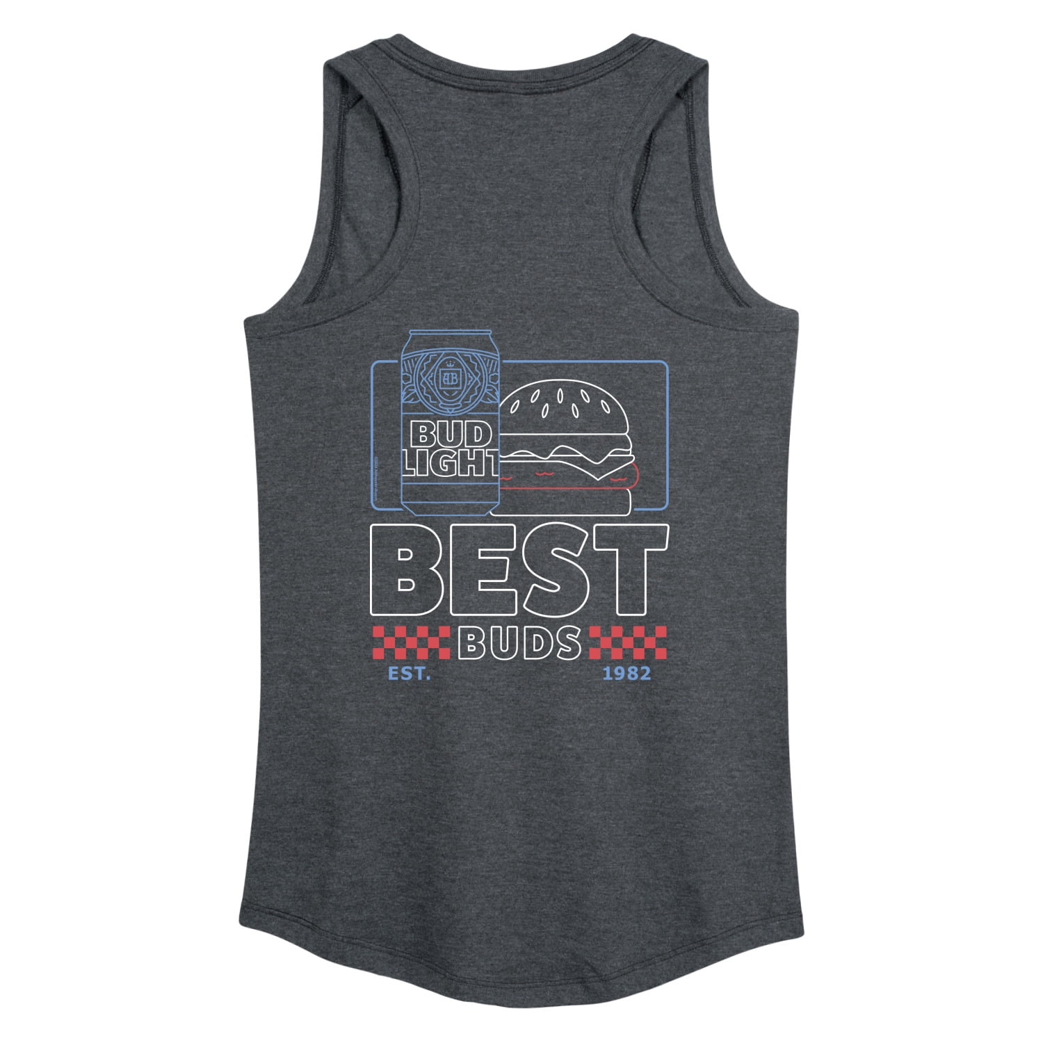 Bud Light - Best Buds - Women's Racerback Tank - Walmart.com