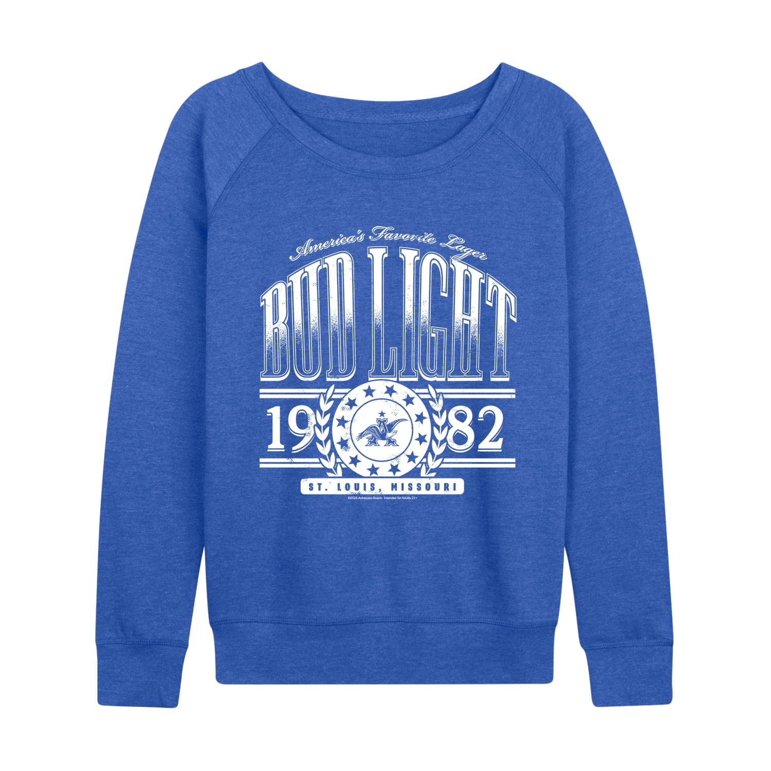 Bud Light - Jersey - Women's French Terry Long Sleeve Pullover ...