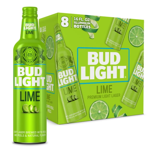 Bud Light Lime American Light Lager Beer 8 Pack 16 fl oz Aluminum ...