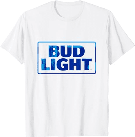 Bud Light Official Logo T-shirt - Walmart.com