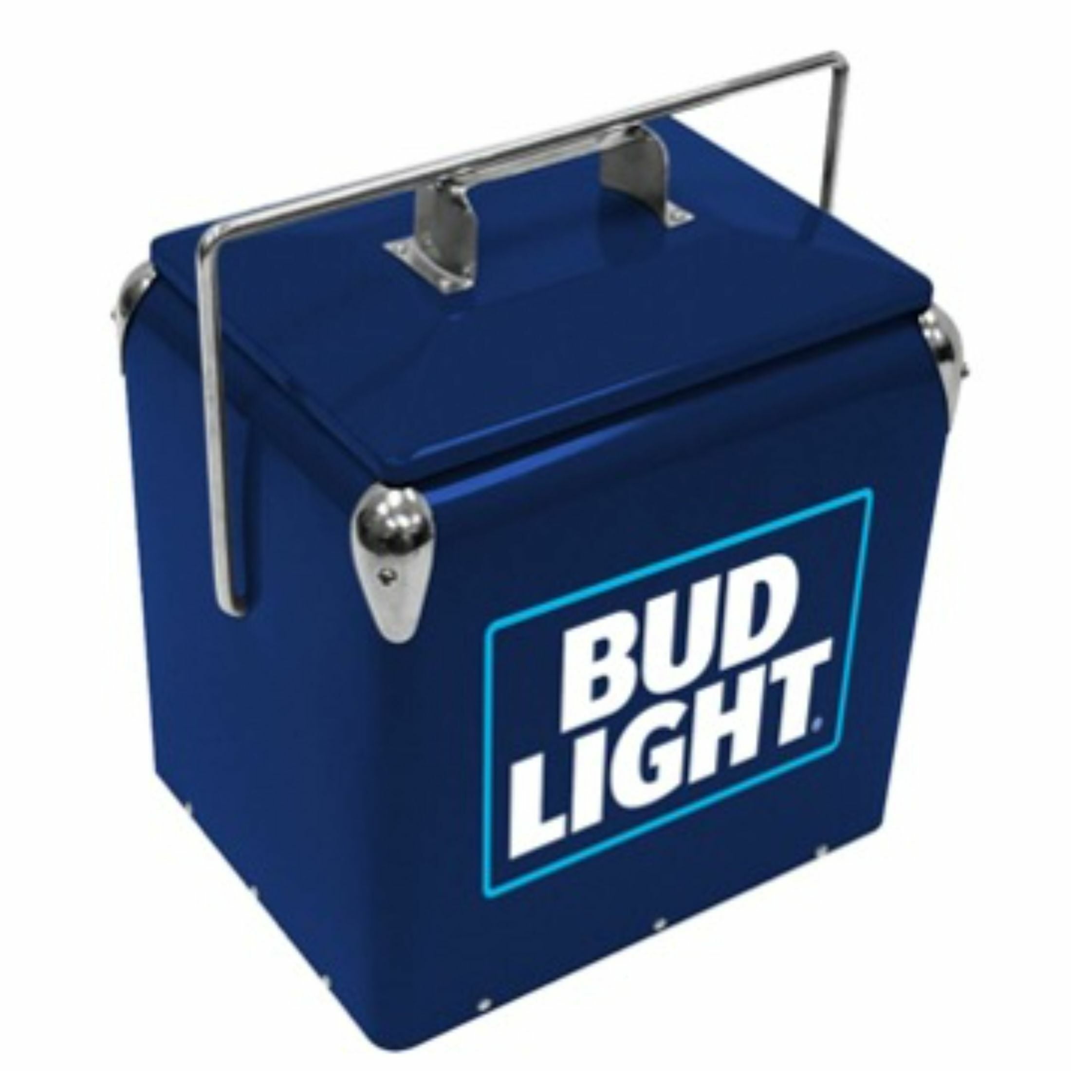 Brandclub - Bud Light Vintage 14 QT Ice Chest Cooler Insulated Metal ...