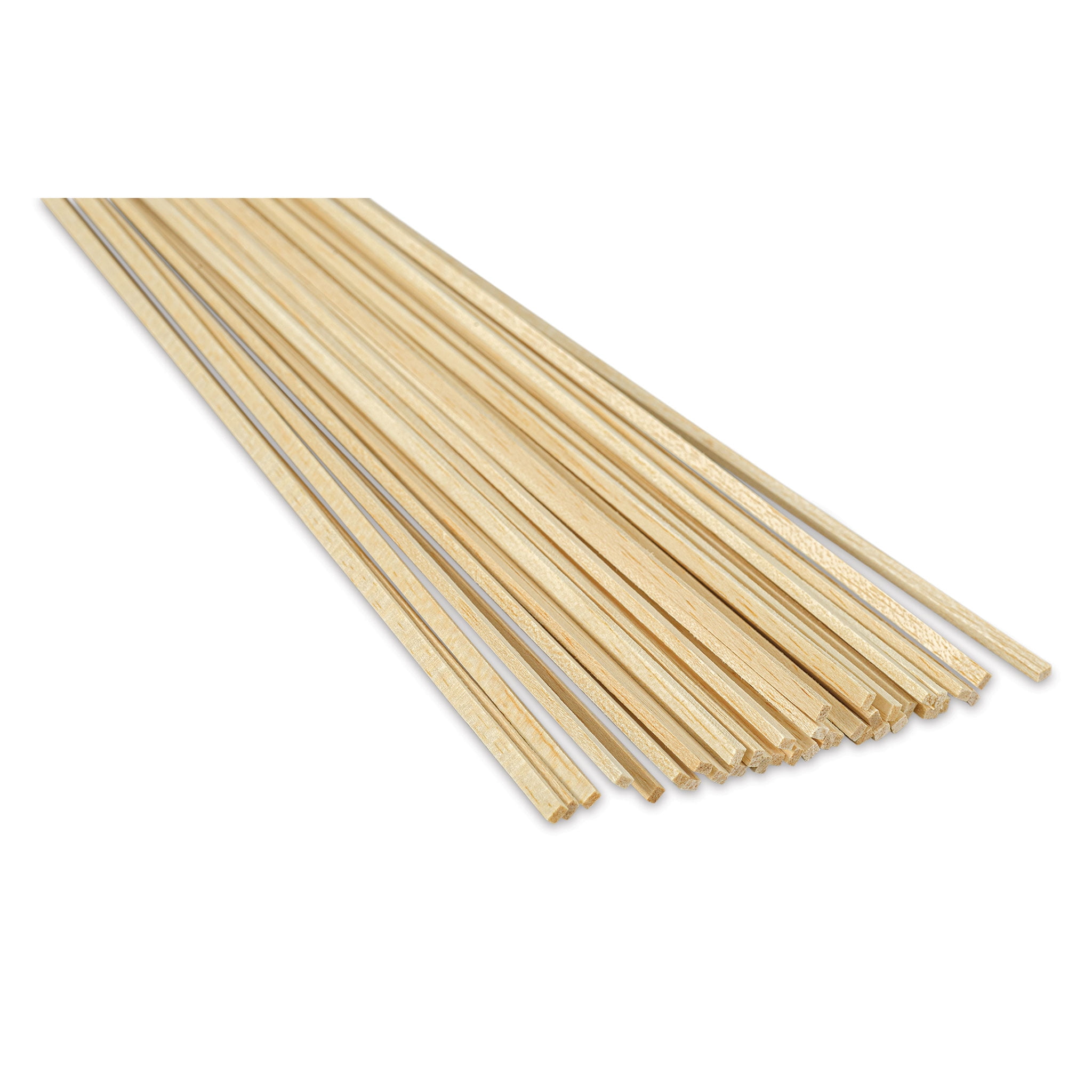 Bud Nosen Balsa Wood Sticks - 1/8" x 3/16" x 36", Pkg of 20 - Walmart.com
