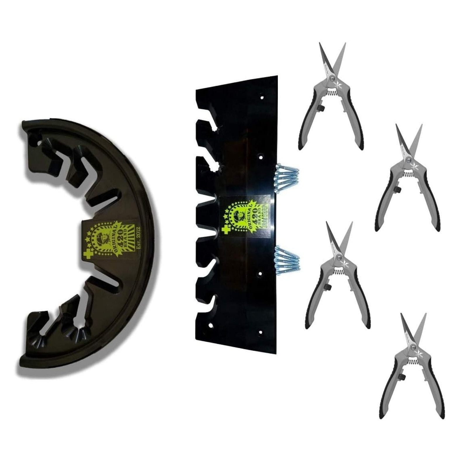 Bud Trimming Kit 420 Brand (Bucket Lid + Edge + 4 Piranha Pruning ...