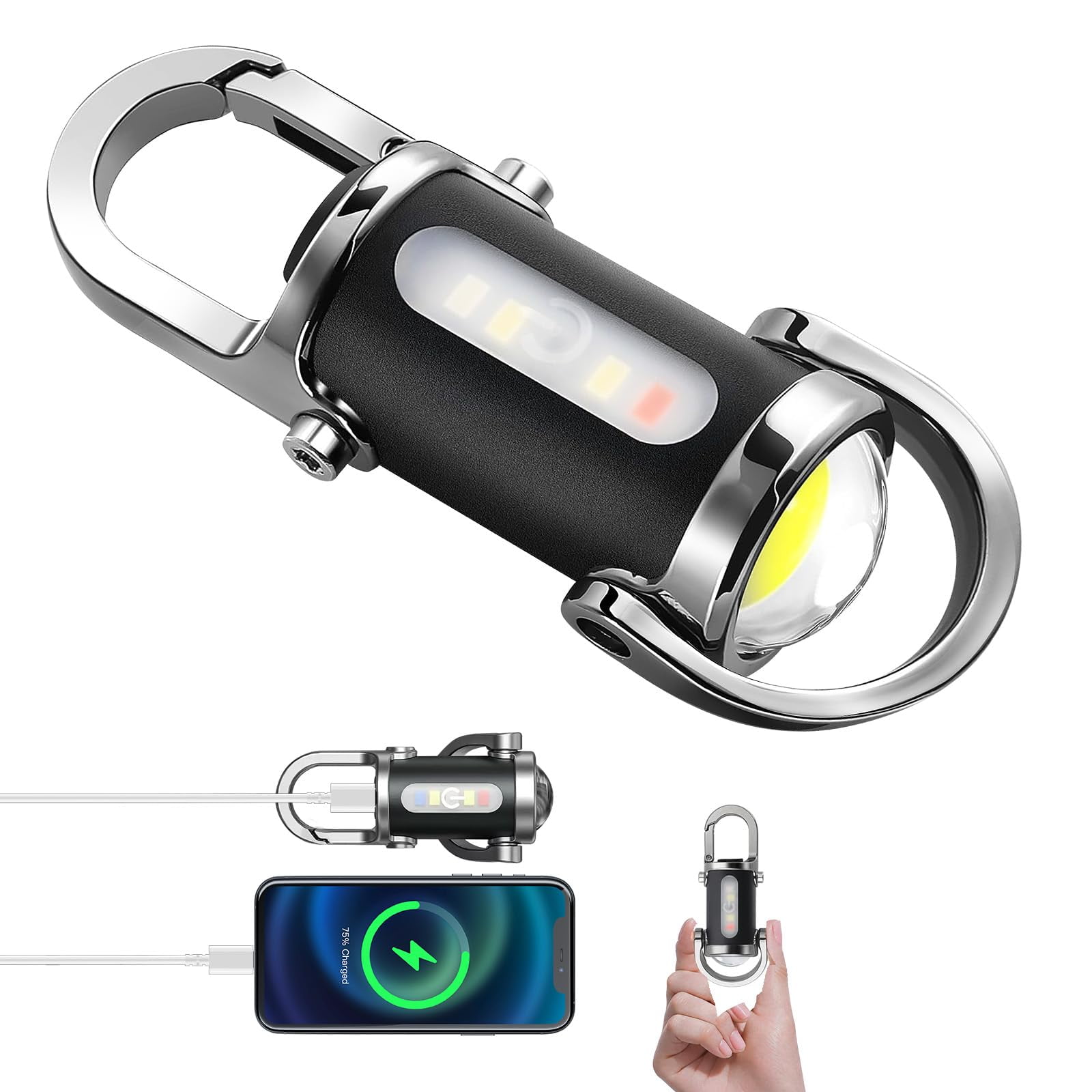 BudaTao Emergency PowerBank Keychain Flashlightï¼ˆ3 in 1ï¼ ...