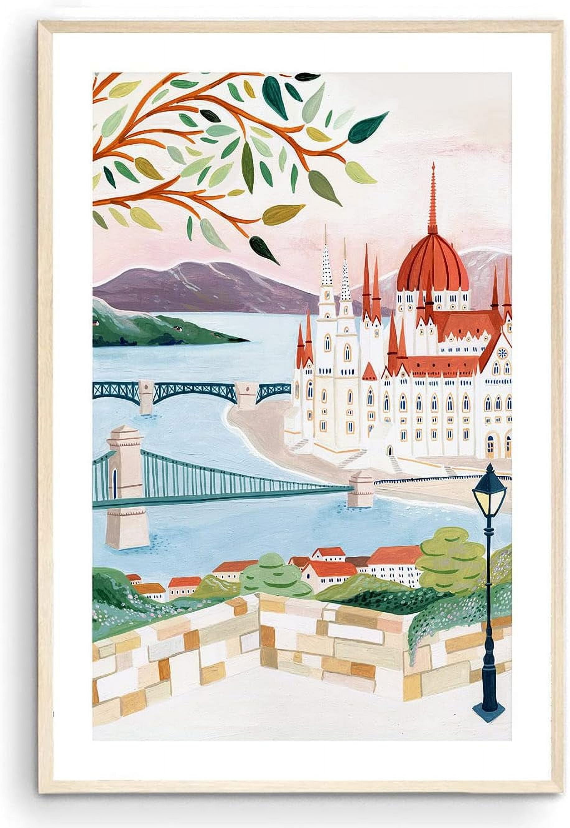 Budapest Art Print, Hungary Art Print, Budapest Poster, Travel Gift ...