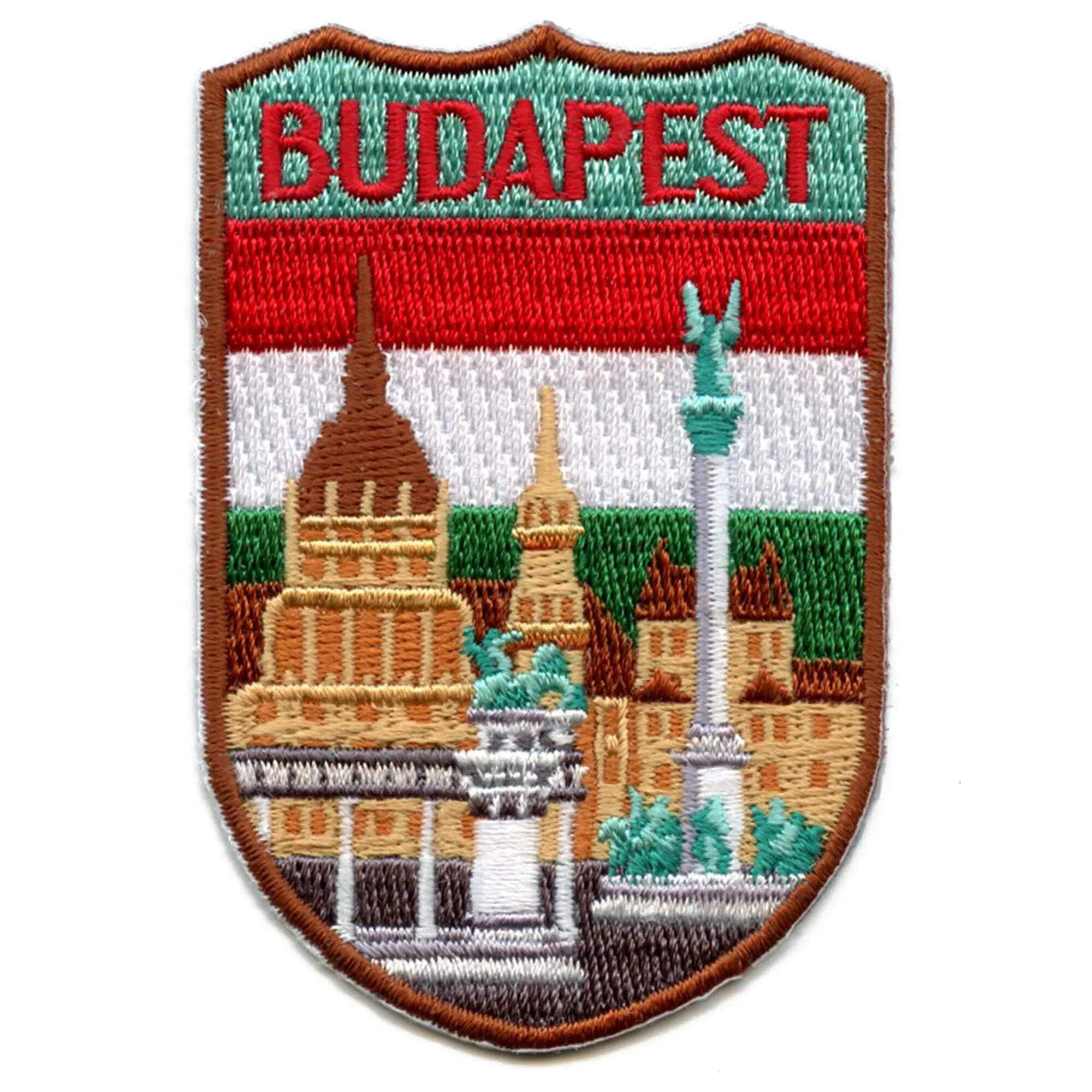 Budapest Capital Of Hungary Shield Patch Europe Vacation Embroidered Iron On - Walmart.com
