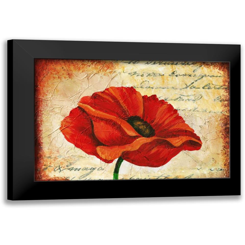 Budd, Tiffany 14x11 Black Modern Framed Museum Art Print Titled - Poppy ...