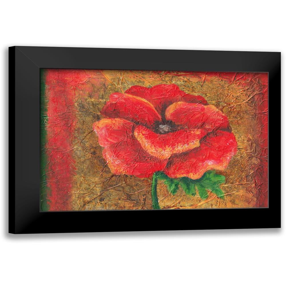 Budd, Tiffany 24x18 Black Modern Framed Museum Art Print Titled - Red ...