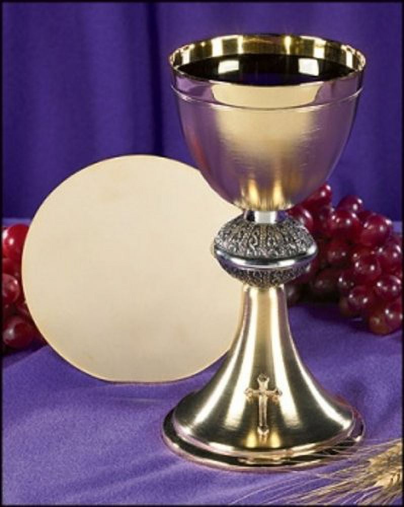 Budded Cross Chalice and Paten Set - Walmart.com