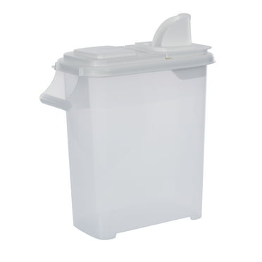 Buddeez 16 QT. Bird Seed Storage Dispenser, Plastic Container with Lid ...