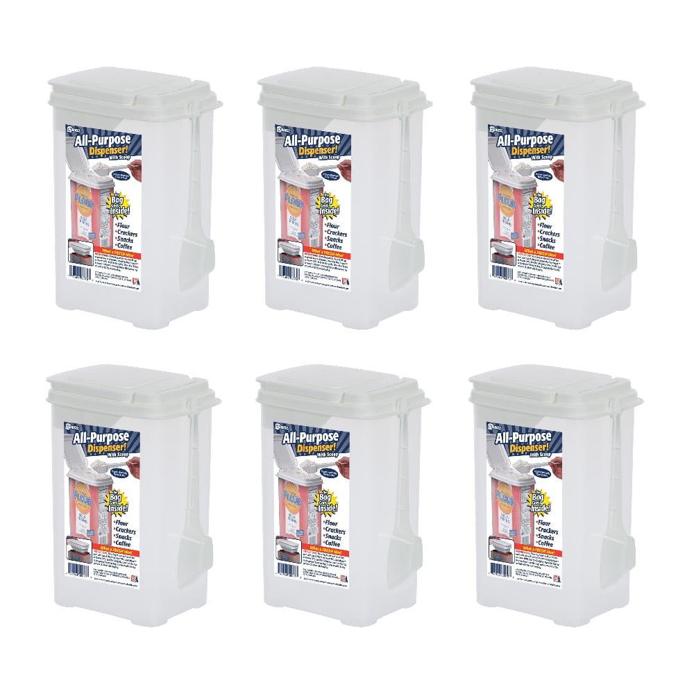 Buddeez All Purpose Food Dispenser Bag-in Scoop Flour Sugar Storage 3. ...