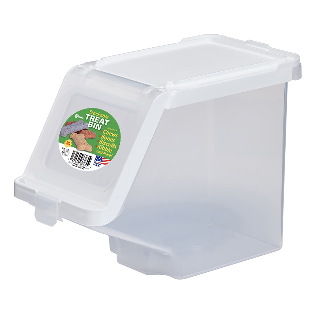 Buddeez Stackable Treat Bin for pets, dogs, cats. - Walmart.com